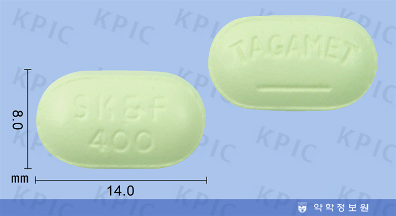 타가메트정400mg 복약안내문 | 약학정보원